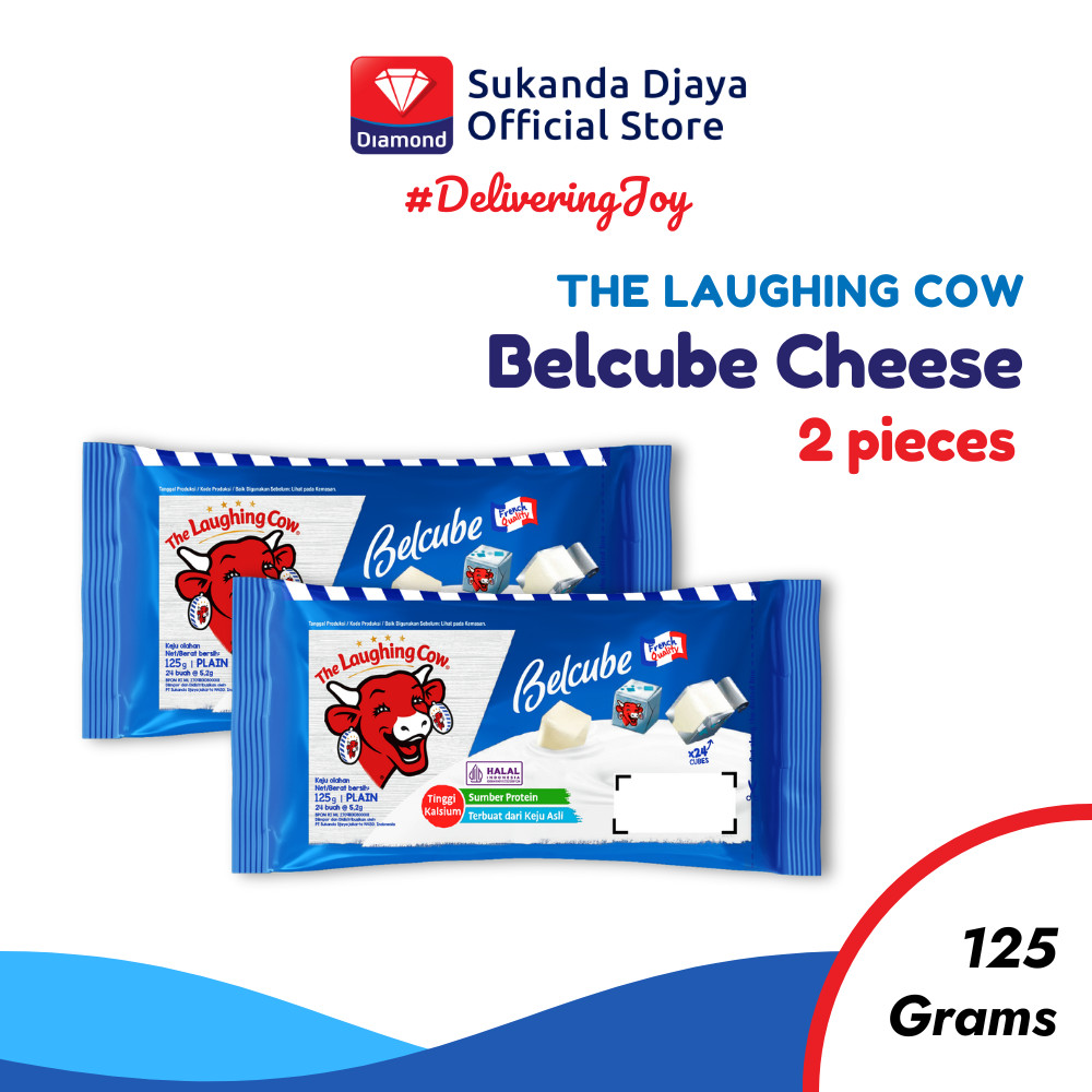 Jual The Laughing Cow Belcube Keju Cheese Plain Baby 24 Cubes 125 Gr ...