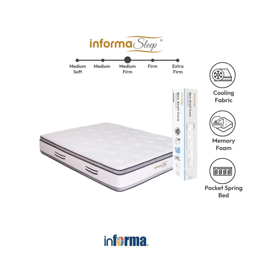 Jual Informa Sleep 120X200X31 cm Neo Shell Core Kasur Pocket Springbed ...
