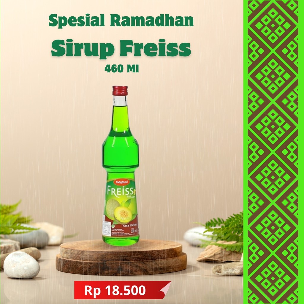 Jual Indofood Freiss Syrup Rasa Melon 460 ml - Sensasi Segar dengan ...