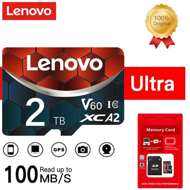 Jual Lenovo 2TB Micro TF SD Card 128GB Memory Card 256GB High Speed ...