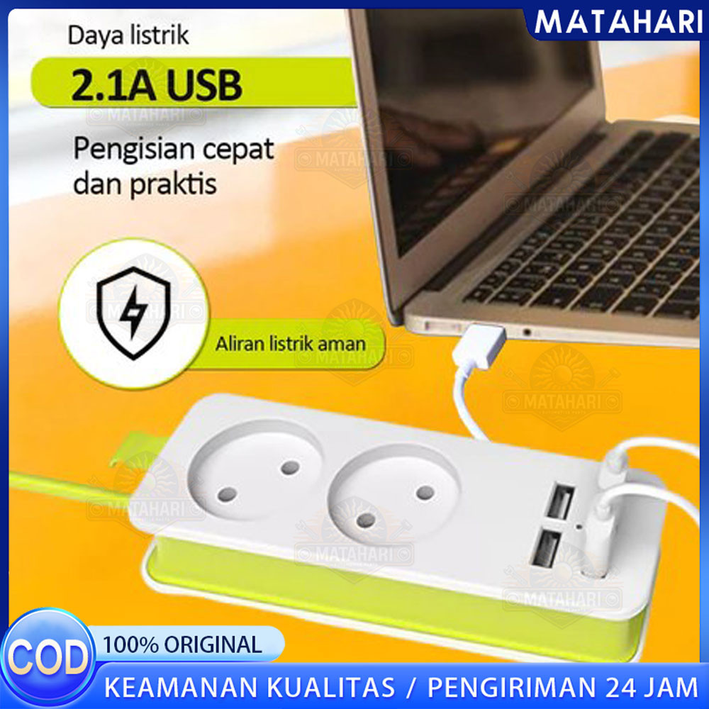 Jual Portable Stop Kontak Travel - 4 USB Port/Universal Power Strip ...