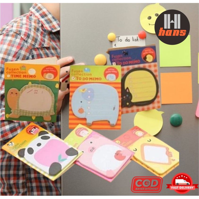 Jual Catatan Tempel Sticky Notes Kertas Memmo Sticker Memo Kulkas ...