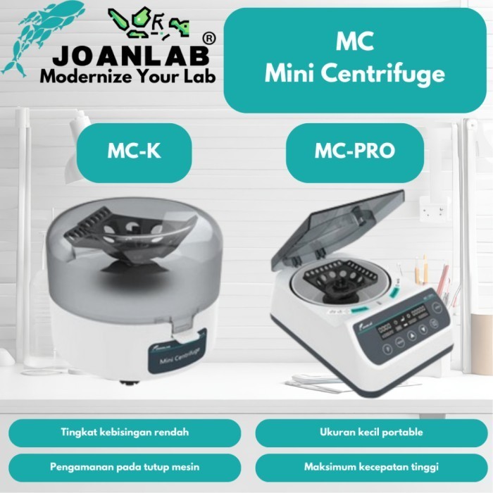 Jual JOANLAB Mini Centrifuge 8 hole 7000 RPM/12000 RPM Lab Kecantikan Dokter Rumah Tangga MC-7K ...