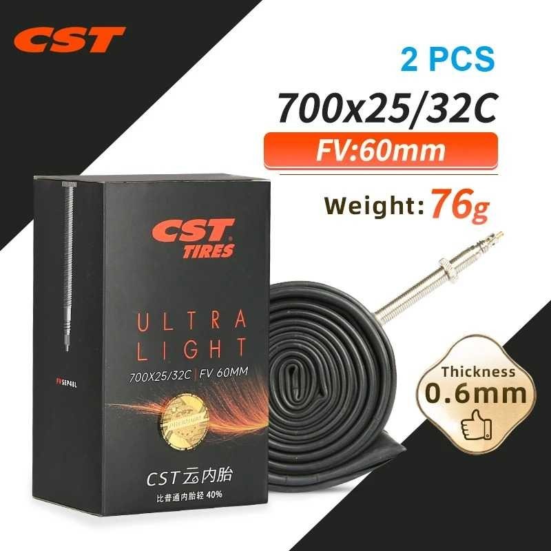 Jual CST TIRES Ban Dalam Sepeda Inner Tube Bicycle Tire Rubber 700C FV - CST700C - AH | Shopee ...