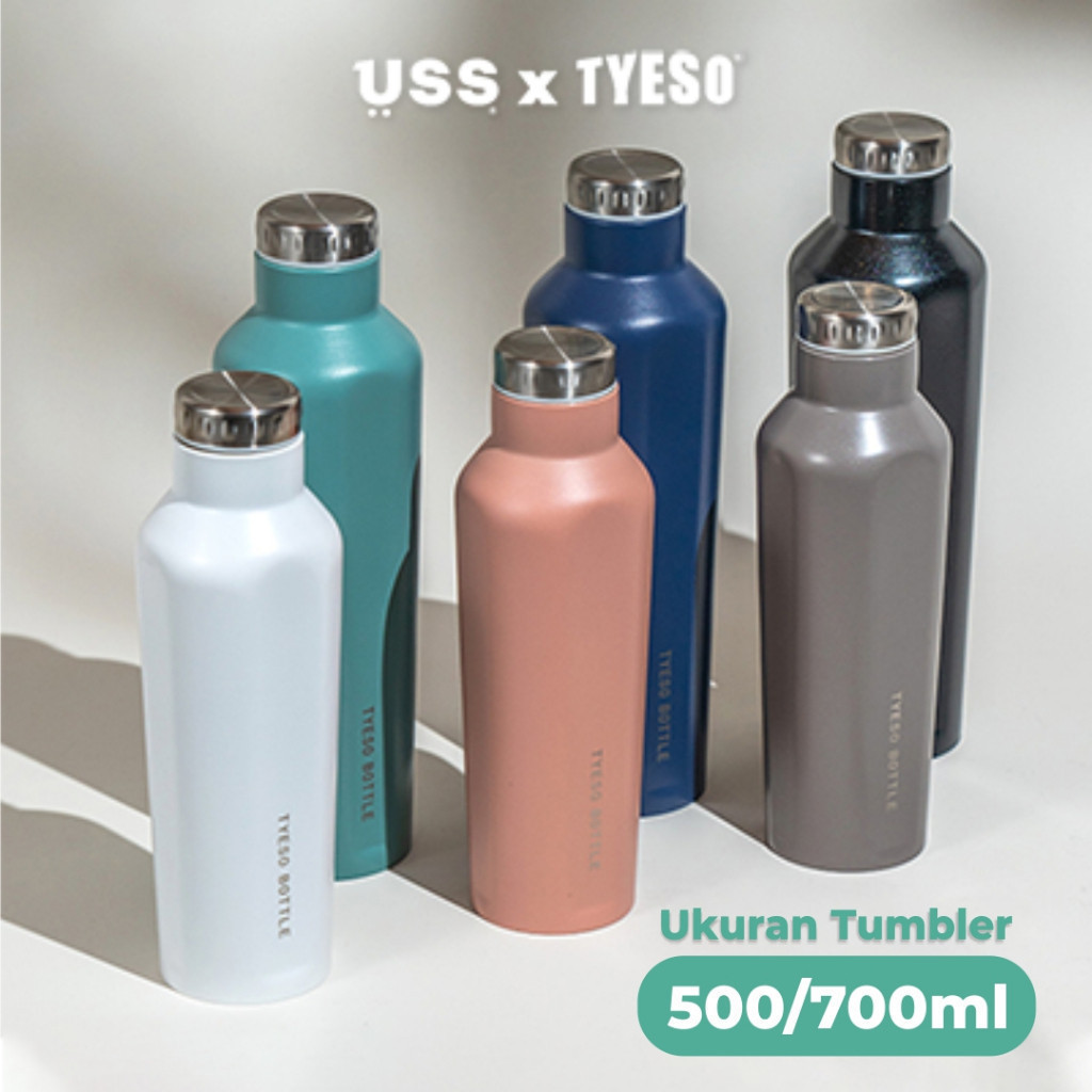 Jual USS x Tyeso Tumbler Botol Minum Aesthetic Korea Beer Bottle 750ml 500ml PROMO MURAH MERIAH ...