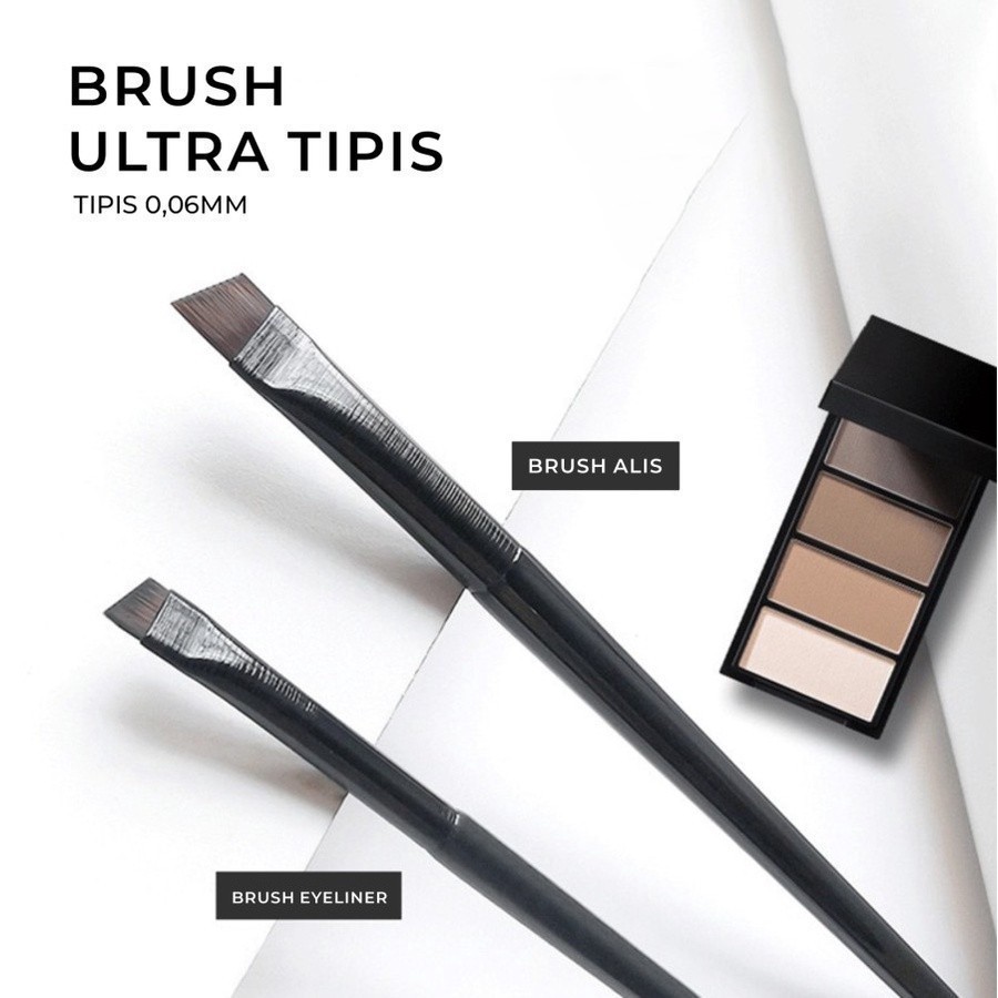 Jual AGENSHOP Kuas Alis Eyebrow Eyeliner Brush Makeup Super Tipis ...
