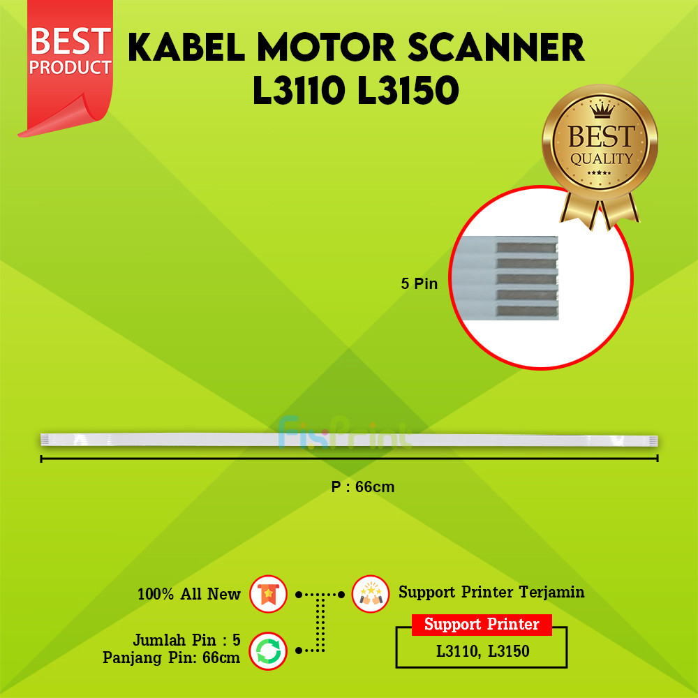Jual Kabel Scanner Printer L3110 L3150 L3210 Cable Flexible Motor ...