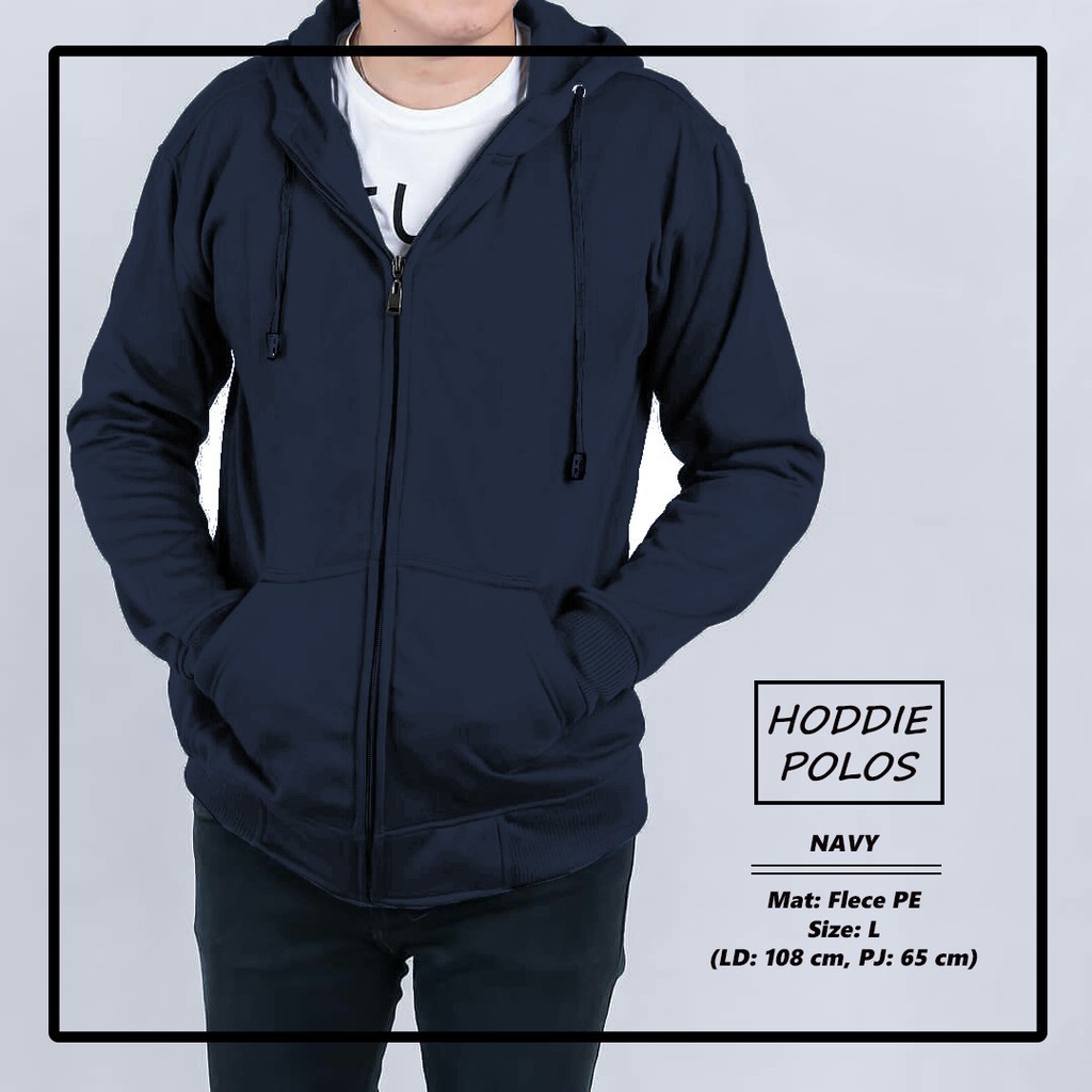 Jual HODDIE POLOS / jaket polos / jamper polos / jaket simple / jaket ...