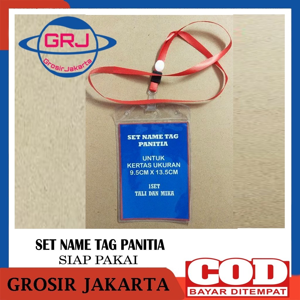 Jual PROMO Custom Cetak Nametag Panitia | Shopee Indonesia