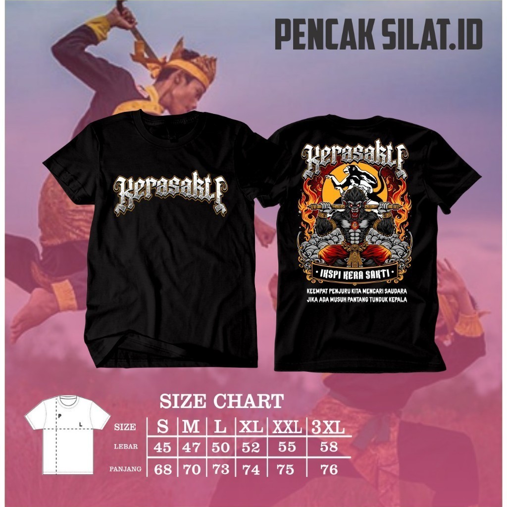Jual Kaos IKSPI Kera Sakti Hanoman Mbabat Murkaning Jagat Baju Pencak Silat IPSI caisar custom ...