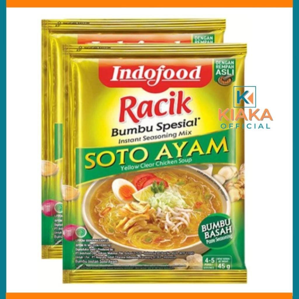Jual BUMBU RACIK SPECIAL INDOFOOD RASA SOTO AYAM 45gr | Shopee Indonesia