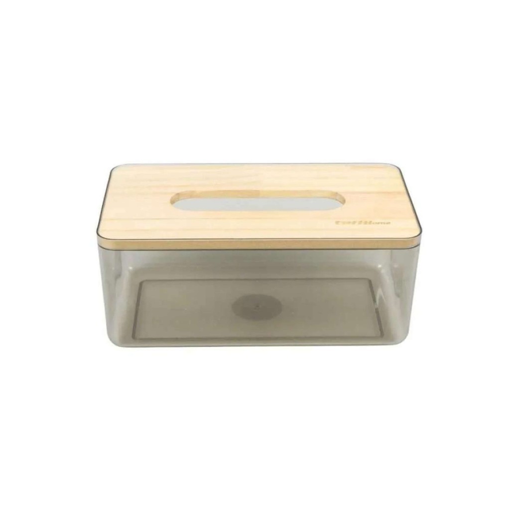 Jual Kotak Box Wadah Tissue Tisu Transparan Transparant Bening Putih ...