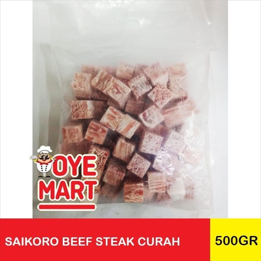 Jual SAIKORO WAGYU BEEF STEAK CUBE CURAH 500GR DAGING SAPI POTONG DADU ...