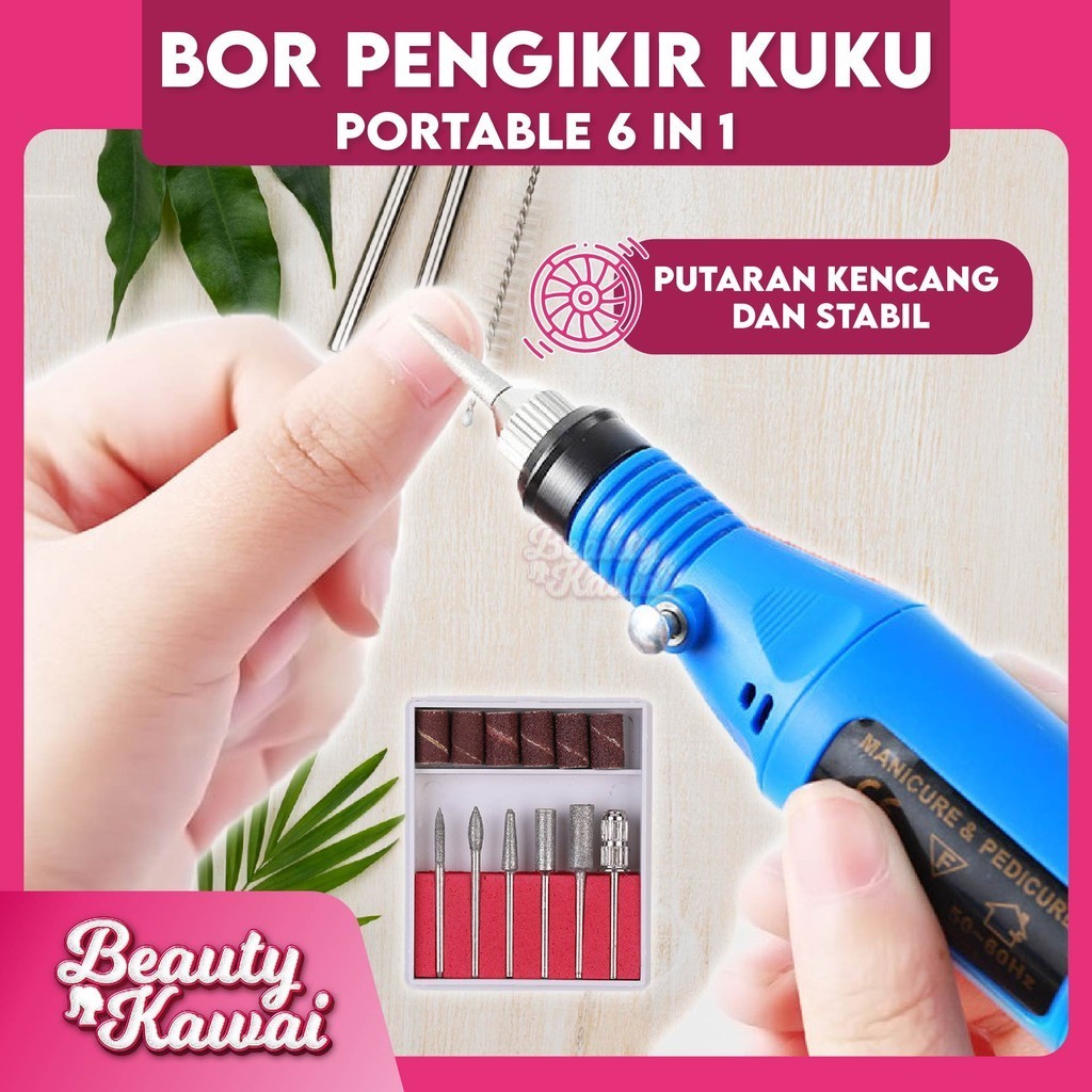 Jual Bor Mini Grinder 6in1 Mesin Kikir Kuku Elektrik Alat Ukir Grafir ...