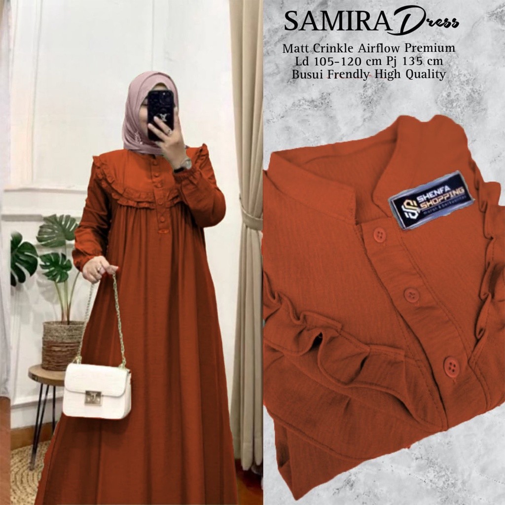 Jual GAMIS CRINKLE AIRFLOW GAMIS LEBARAN TERBARU 2025 / GAMIS CRINKLE ...