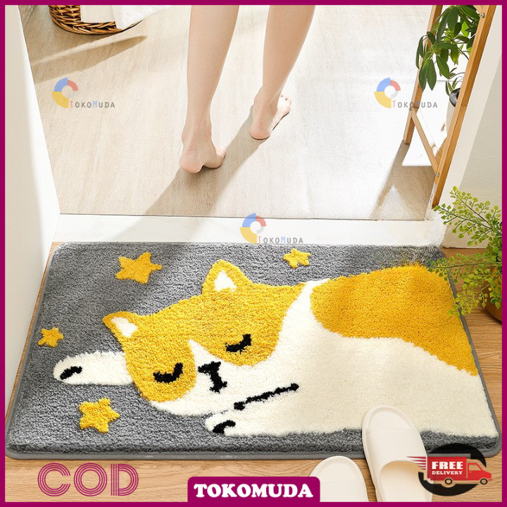 Jual TOKO MUDA Keset kamar Bulu lembut 40x60 Keset Ruang Tamu motif ...