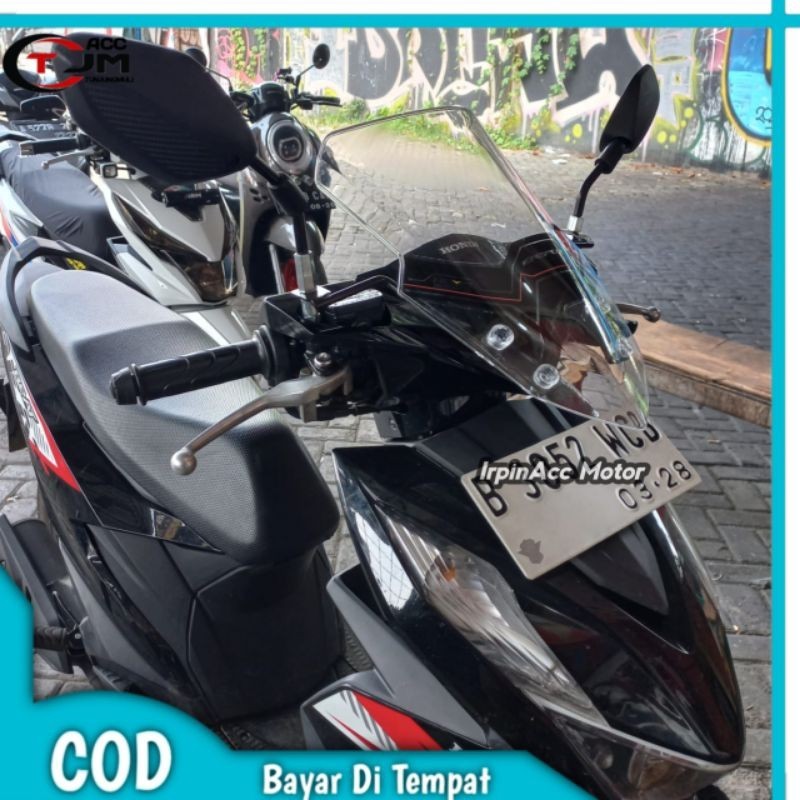 Jual Visor Windshield Visor Beat New Deluxe Beat Street New Bening ...