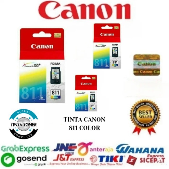 Jual TINTA CANON 811 COLOR ORIGINAL | Shopee Indonesia