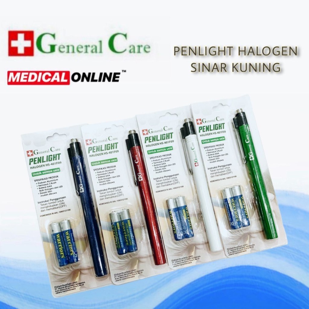 Jual PENLIGHT HALOGEN GENERAL CARE LAMPU SINAR KUNING SENTER MEDICAL ONLINE MEDICALONLINE ...
