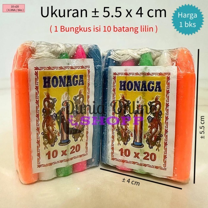 Jual Dunia Online Shopping - Lilin Warna Warni Honaga ( 1 bks isi ...