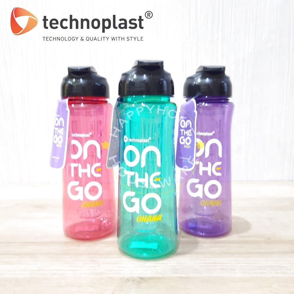 Jual TECHNOPLAST Botol Air Minum On The Go Botol Minum Infused / Botol ...