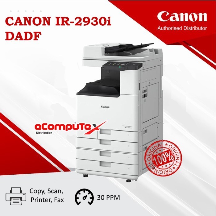 Jual Canon imageRunner 2930i / iR-2930i DADF Mesin Fotocopy Monochrome ...