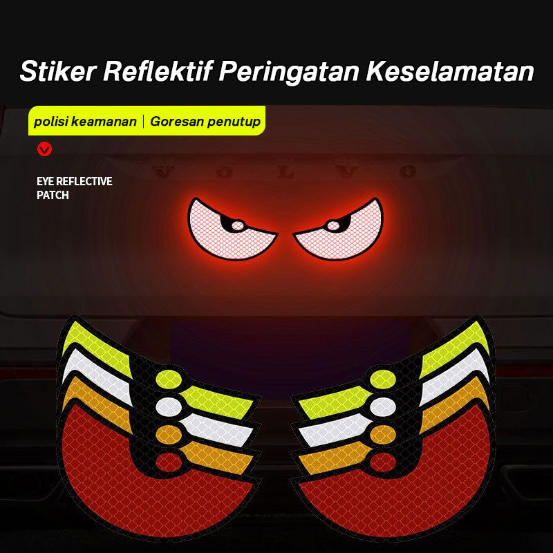 Jual toko dako Sticker Reflektor/Stiker reflektif sepeda motor/Stiker ...