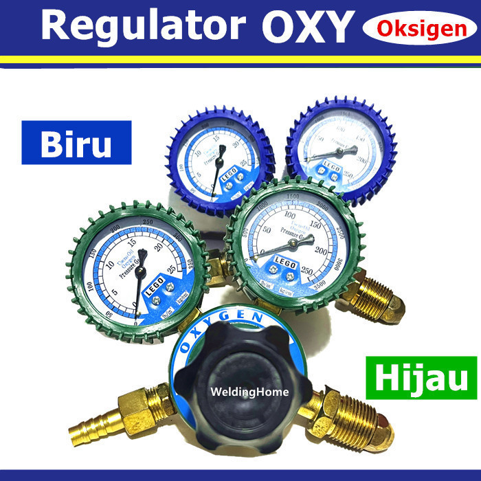 Jual Regulator YQY-08 kepala Gas Oksigen Oxy Utk Tabung Las Welding Oxygen | Shopee Indonesia