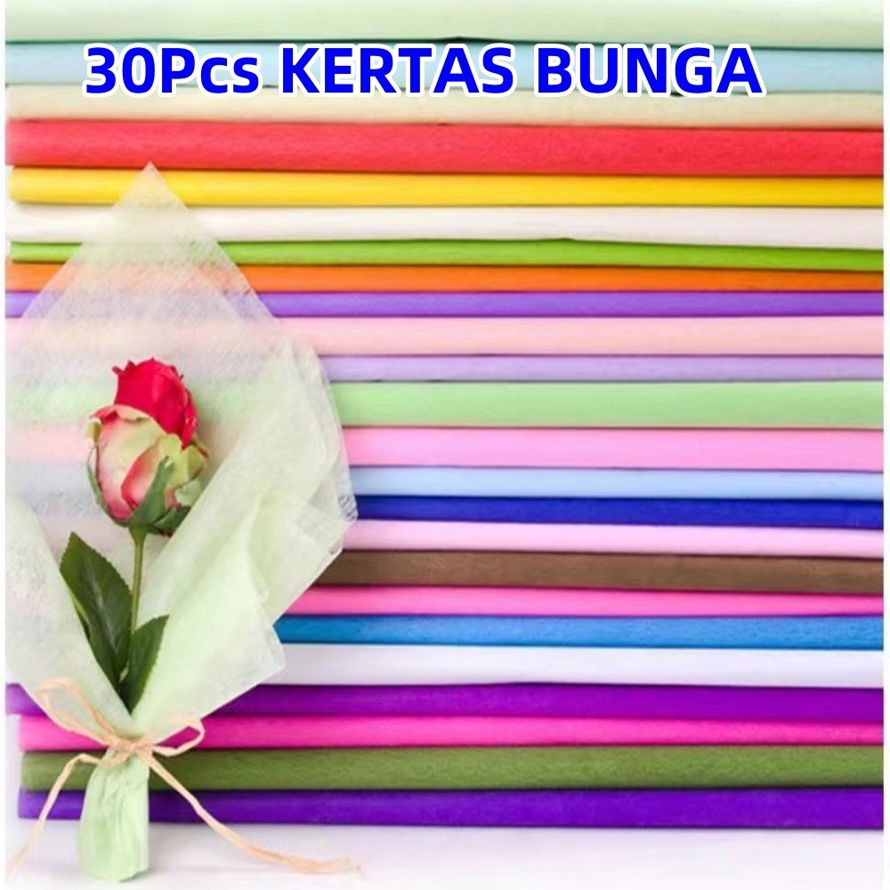 Jual KERTAS TISU KERTAS BUNGA (30 LEMBAR) COTTON PAPER TISSUE TISU ...