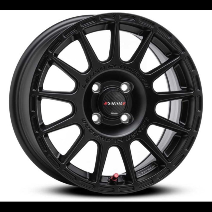 Jual Velg Lenso Flow Forming Venom 7 Ring 15 4H 100 Brio Jazz City ...
