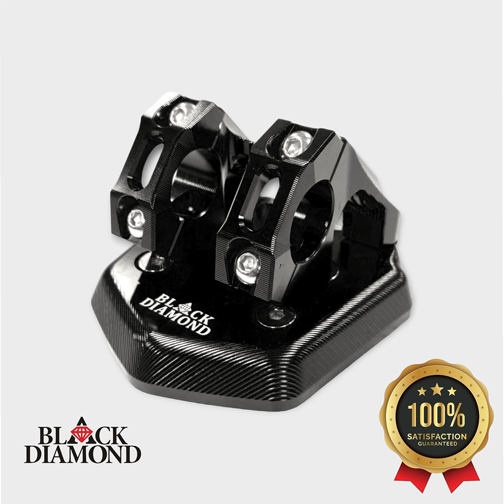 Jual RAISER STANG NMAX PCX 150 PCX 160 FULL CNC BLACK DIAMOND DUDUKAN ...