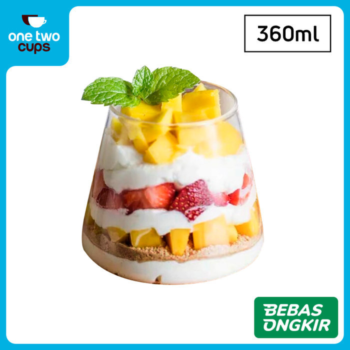 Jual One Two Cups Gelas Minuman Unik Borosilicate Glass 360 ml - KT010 | Shopee Indonesia