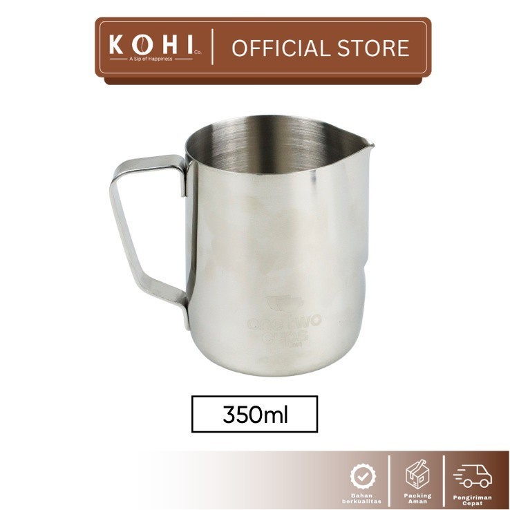 Jual One Two Cups Gelas Milk Jug Kopi Espresso Latte Art 350ml - J068 | Shopee Indonesia