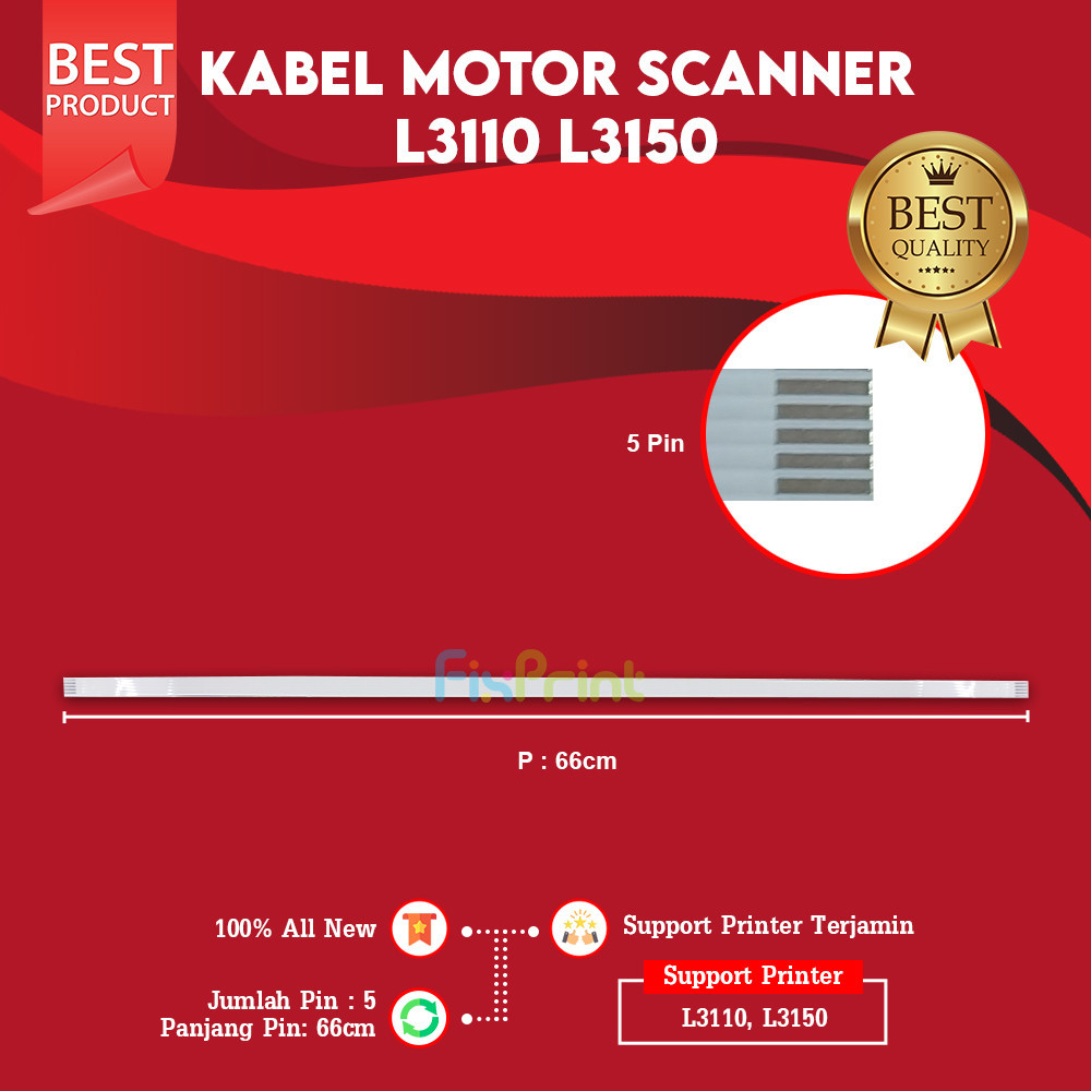 Jual Kabel Head Scanner Epson L3110 L3116 Flexible Cable Scan Printer 2151