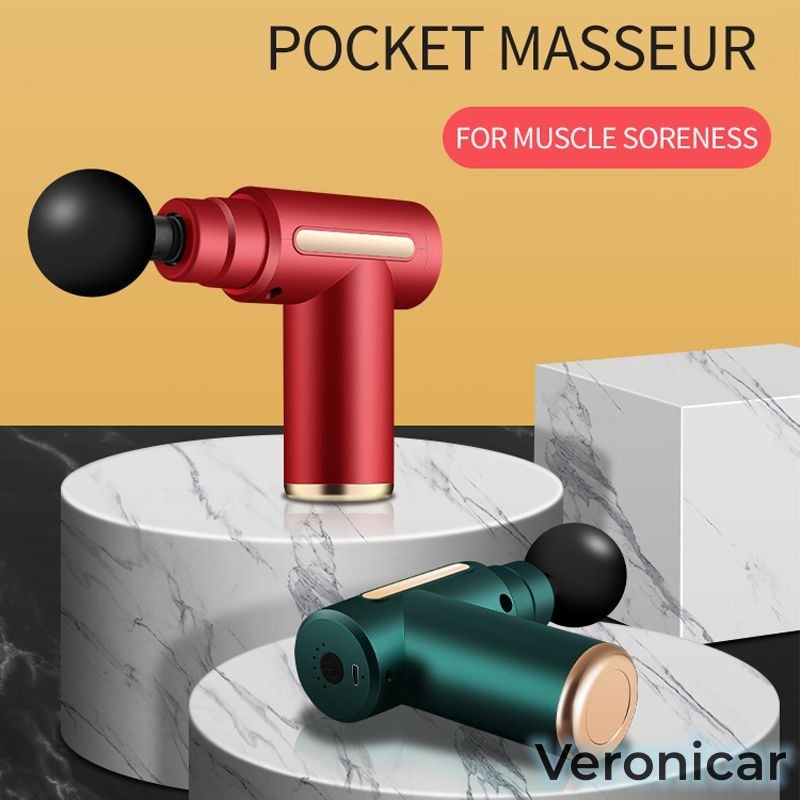 Jual Alat Relaksasi Otot Fusia Muscle Massage Gun/Massage Gun 4 IN 1 ...