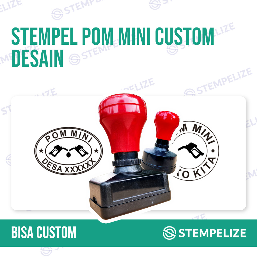 Jual Stempel Pom Mini Custom Desain | Shopee Indonesia