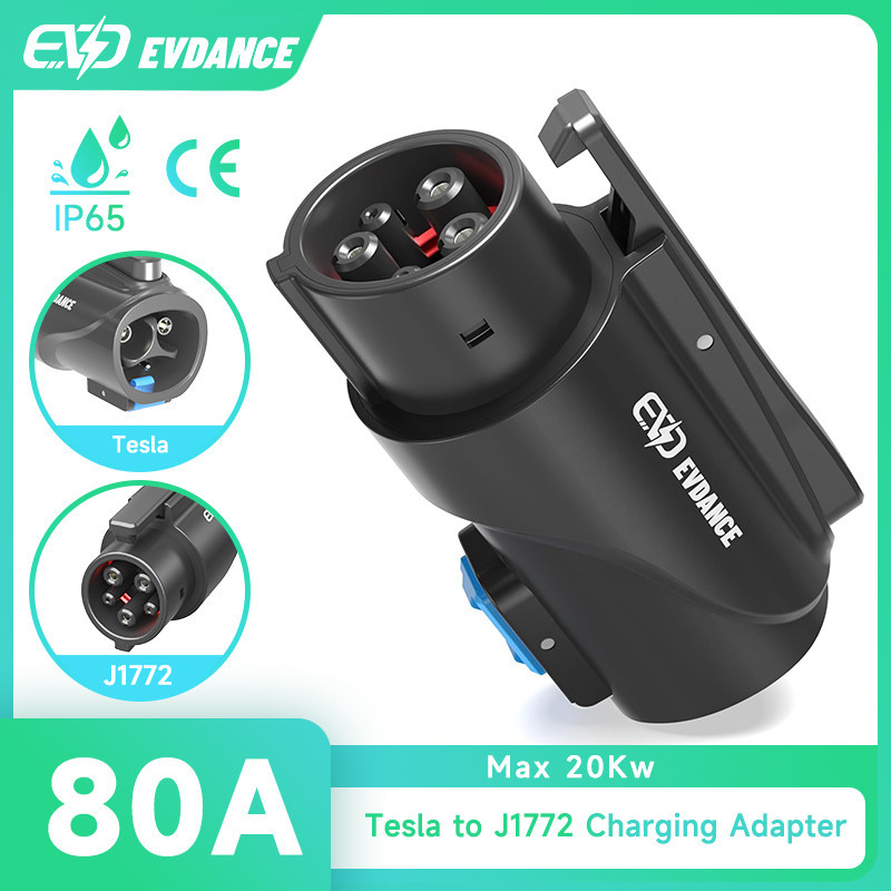 Jual Tesla to J1772 Adapter Max 80A 250V 20kW Charging Adapter High ...