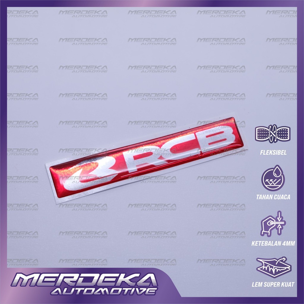 Jual Emblem logo rcb / emblem timbul rcb / sticker rcb / stiker logo ...