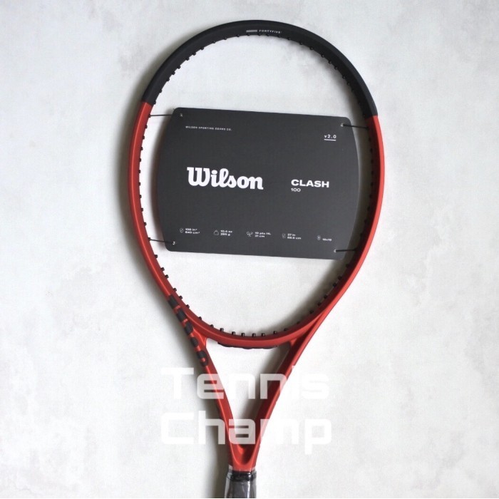 Jual Raket Tenis Wilson Clash V2 100/ Tennis Racket Clash Original ...