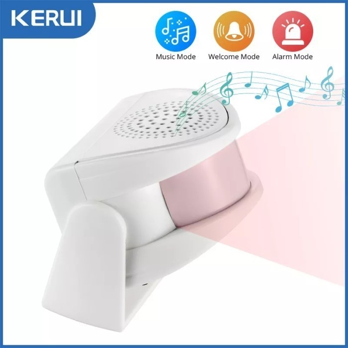 Jual Hodaal Kerui M5 Wireless Pir Motion Sensor Gerak Welcome Chime ...