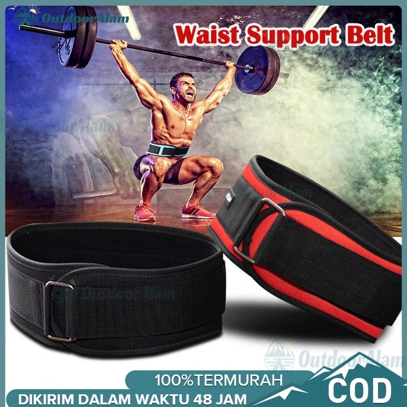Jual Premium Waist Support Belt - Sabuk Gym Fitness - Bodybuilding ...