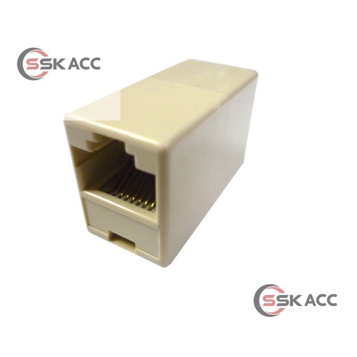 Jual Sambungan RJ45 Barel UTP / RJ 45 / Konektor RJ45 SSKACC-KOMPUTER ...