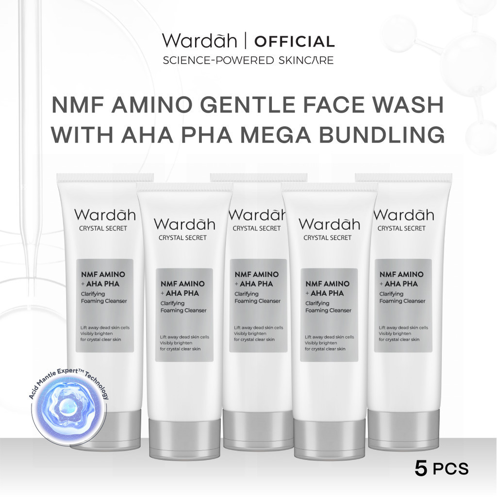 Jual Wardah Paket Special NMF Amino Facial Wash Series 100 ml (Sabun ...
