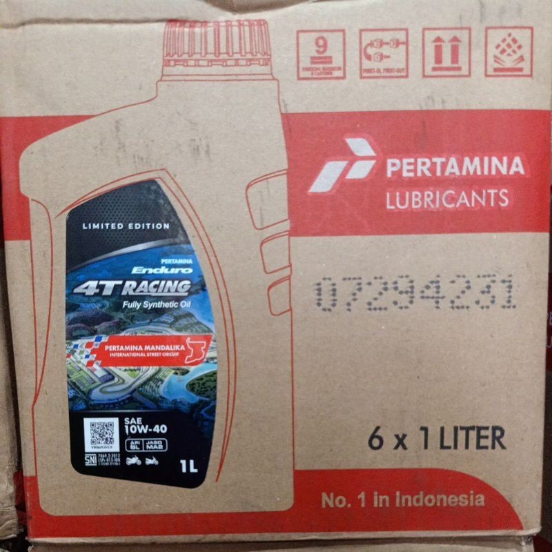 Jual OLI ENDURO RACING 1 LITER PAKET 1 DUS ISI 6 ORIGINAL PERTAMINA ...