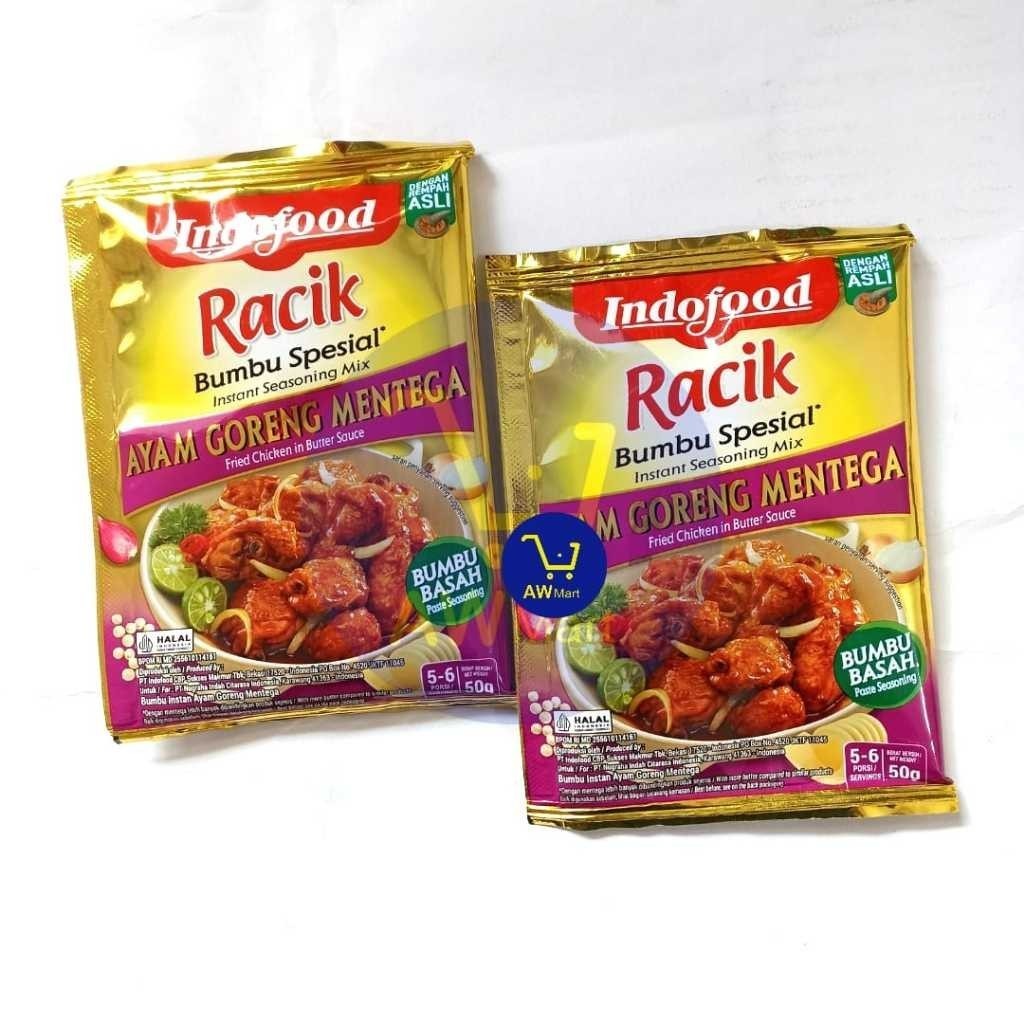 Jual INDOFOOD BUMBU RACIK AYAM GORENG MENTEGA 50 GRAM - BUMBU BASAH ...