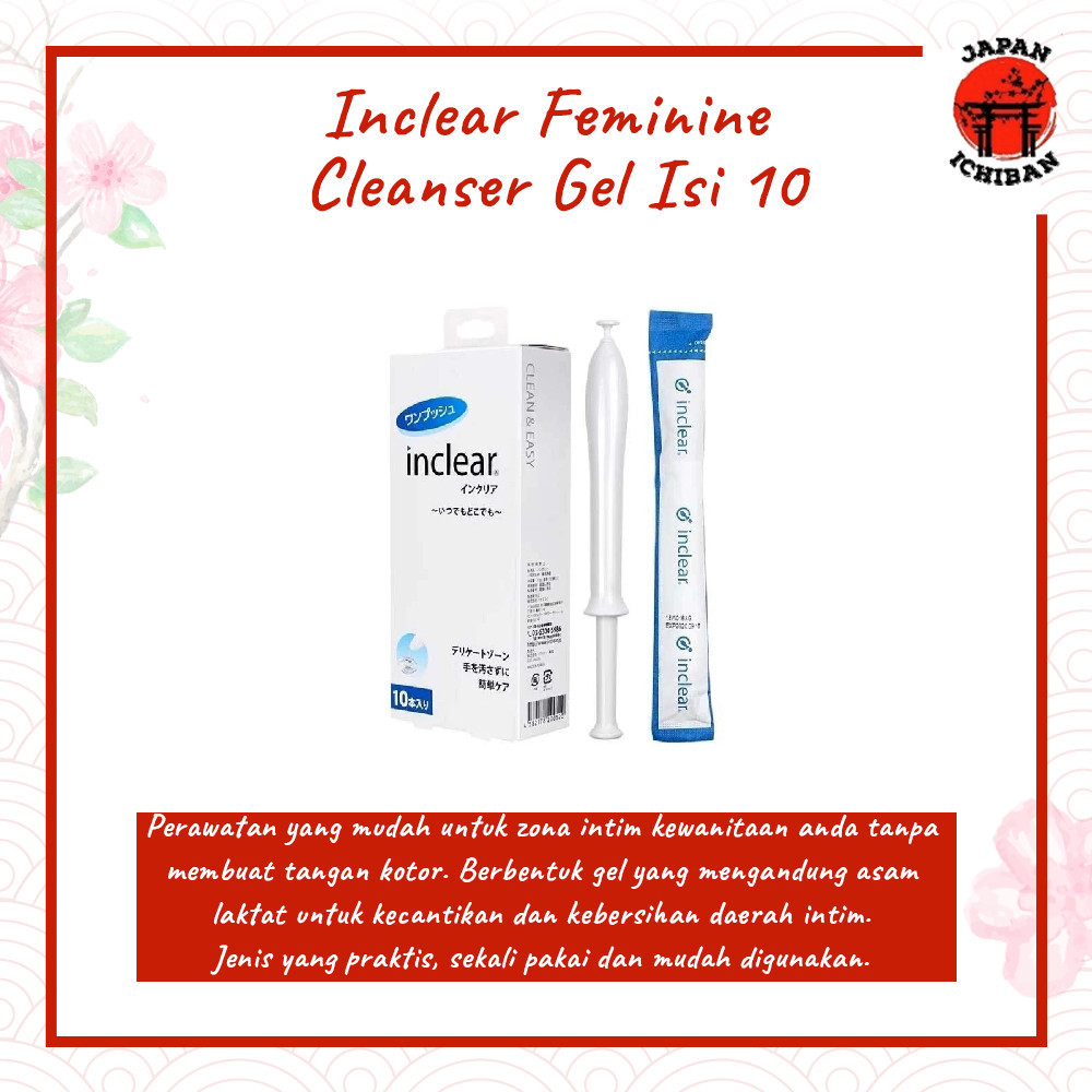 Jual Inclear Feminine Cleanser Gel (SATUAN) - Pembersih Kewanitaan Original Japan | Shopee Indonesia