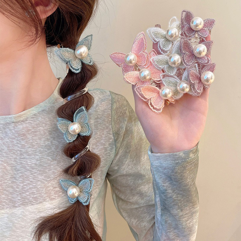 Jual COD Tali Rambut Kupu-kupu Ikat Rambut Spiral Hutan Wanita Tali ...