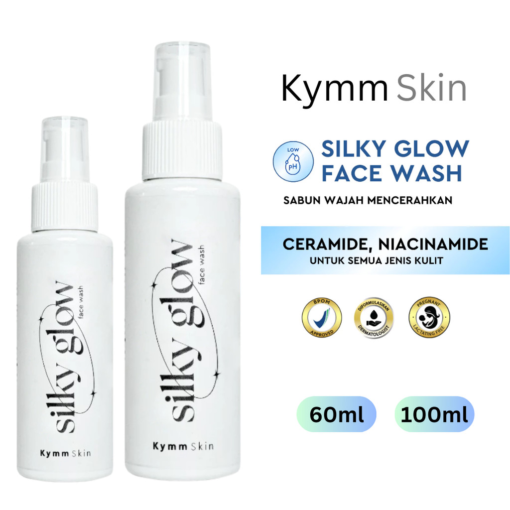 Jual [Promo] KYMM SKIN Silky Glow Face Wash 100ML| Sabun Pembersih ...