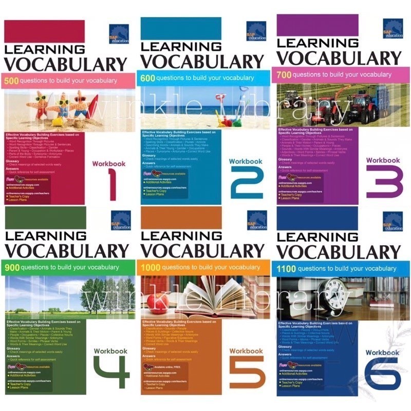 Jual BUKU FISIK SAP Learning Vocabulary Workbook 1 2 3 4 5 6 | Inggris ...