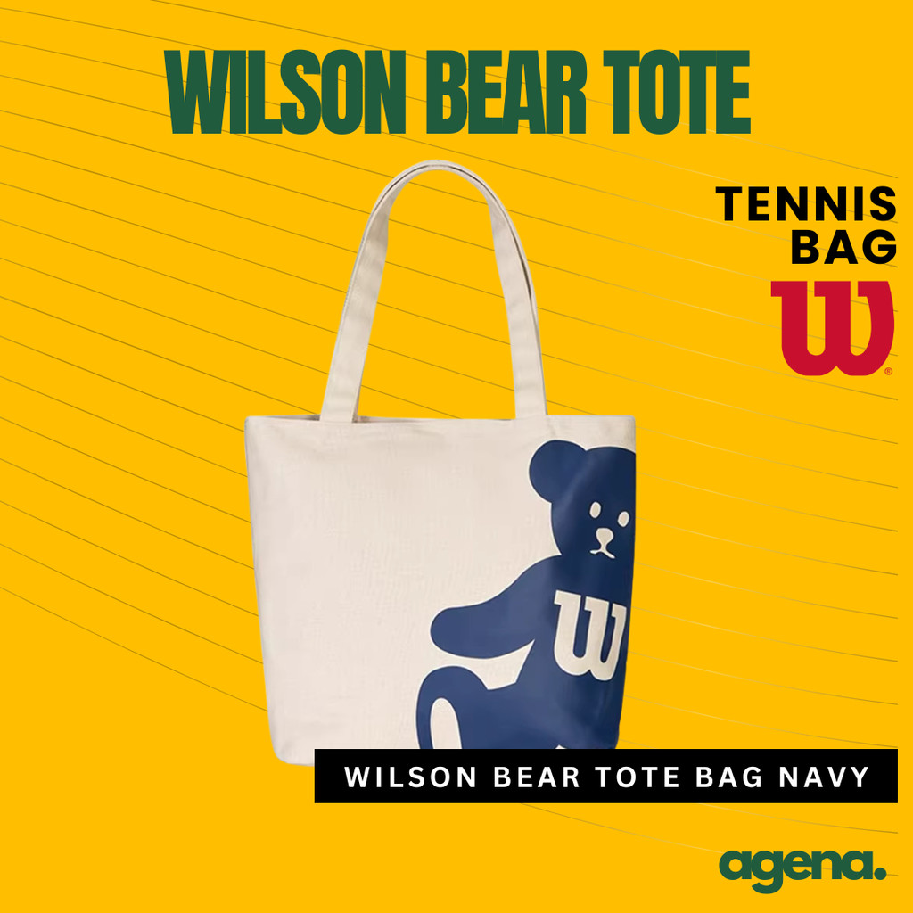 Jual Wilson Bear Totebag Navy - Tas Tenis | Shopee Indonesia